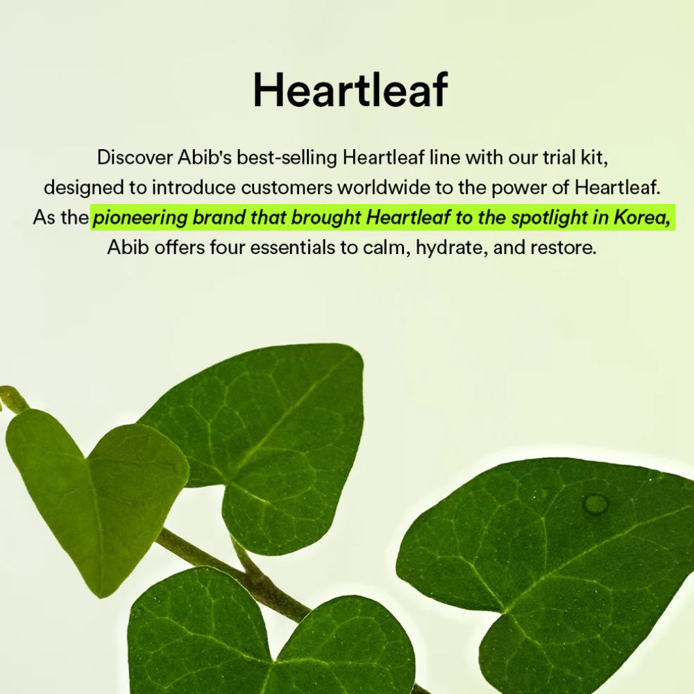 Abib Heartleaf Calming Trial Kit - Skinguru
